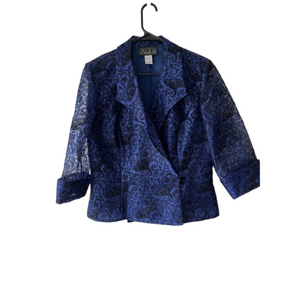 Alex Evenings | Jackets & Coats | Alex Evenings Jacket Blazer Womens Xl ...